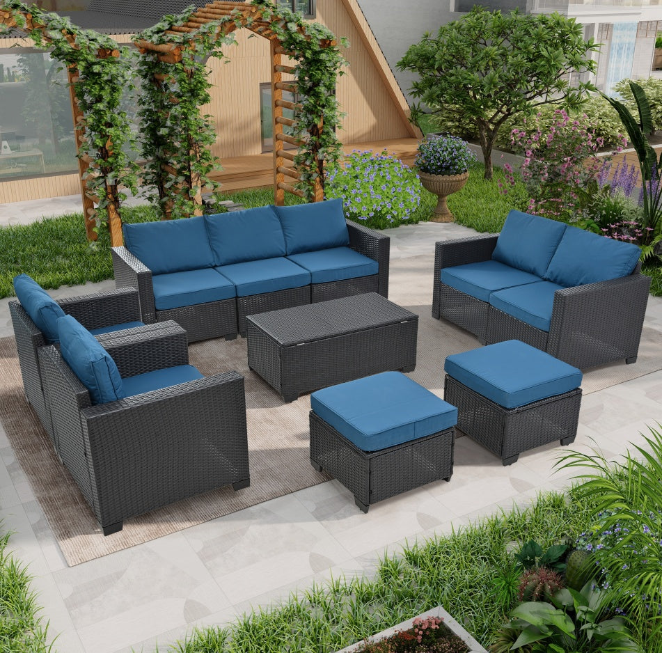 10 Piece Patio Furniture Set – Obeid.Shop